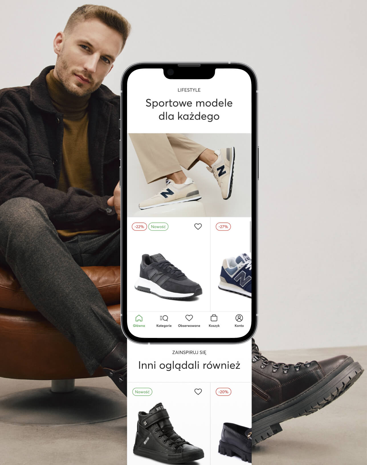 Flying Bisons designs a mobile app for eobuwie | Flying Bisons