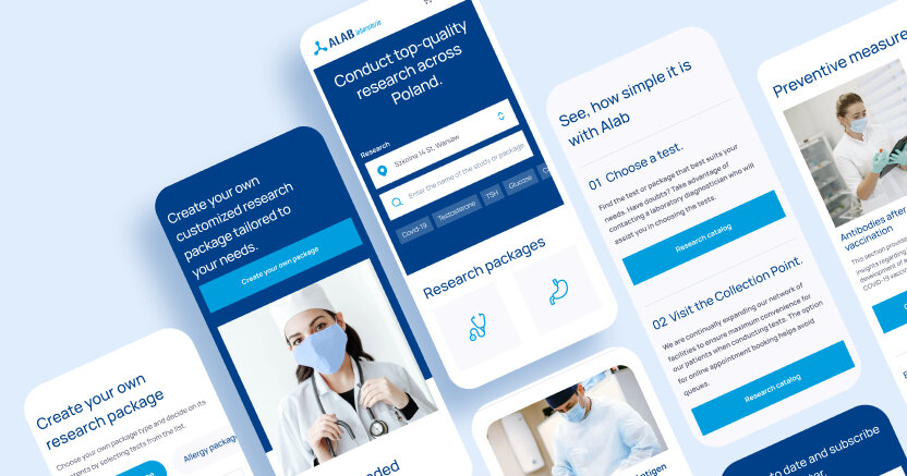 ALAB Laboratoria - Redesign for diagnostic laboratories e-commerce ...